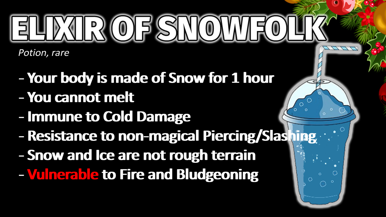 8 D&D Holiday Magic Items - Magic Items for Christmas One Shots - Wally DM